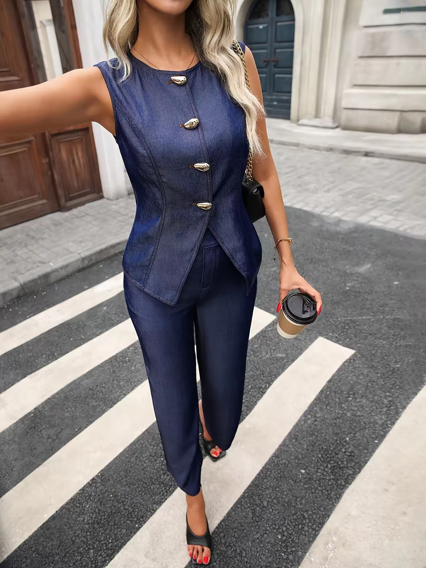 Denim co ord set – Come Out The Closet